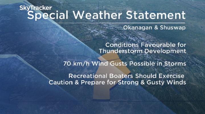 Special weather statement issued for Okanagan, Shuswap - Okanagan ...