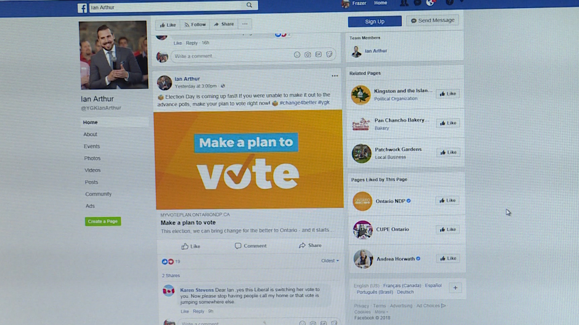 Campaign staff say social media is key to election campaign - Kingston ...