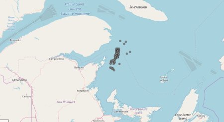Saving the North Atlantic right whales, one point on a map at a time ...