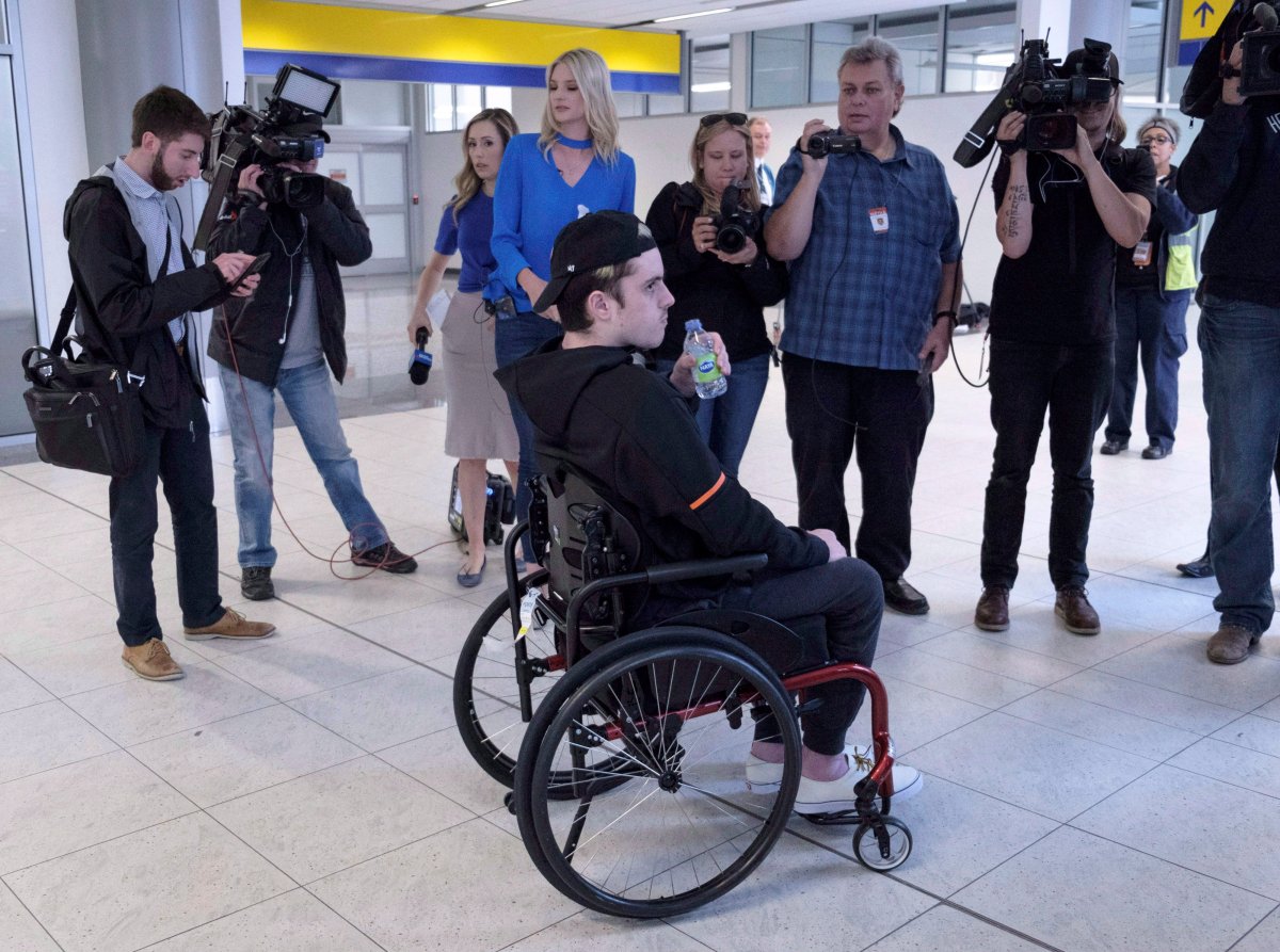 ‘A lot more vigorous’: Ryan Straschnitzki, paralyzed in Humboldt ...