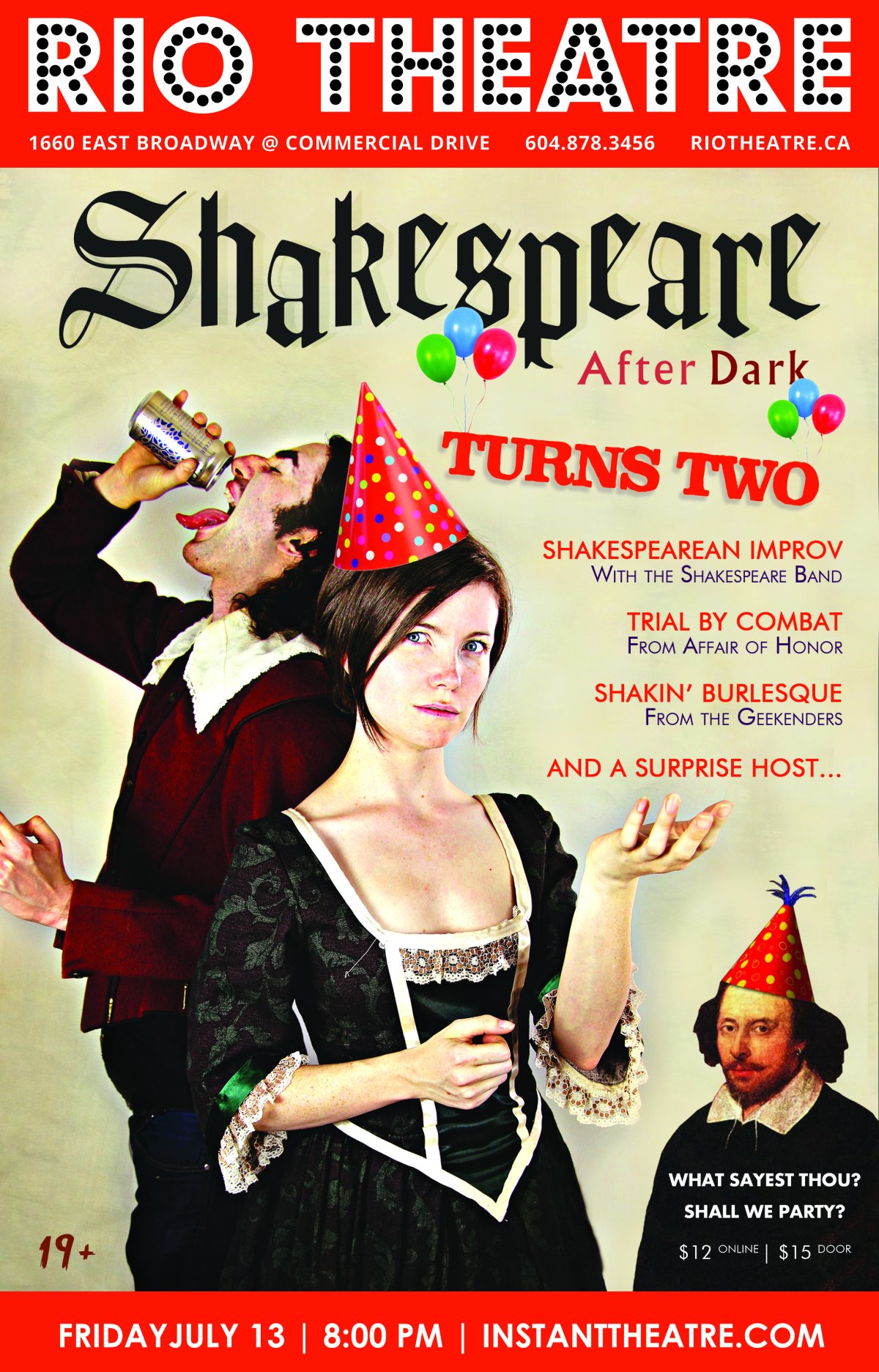 Shakespeare After Dark Turns Two! - GlobalNews Events