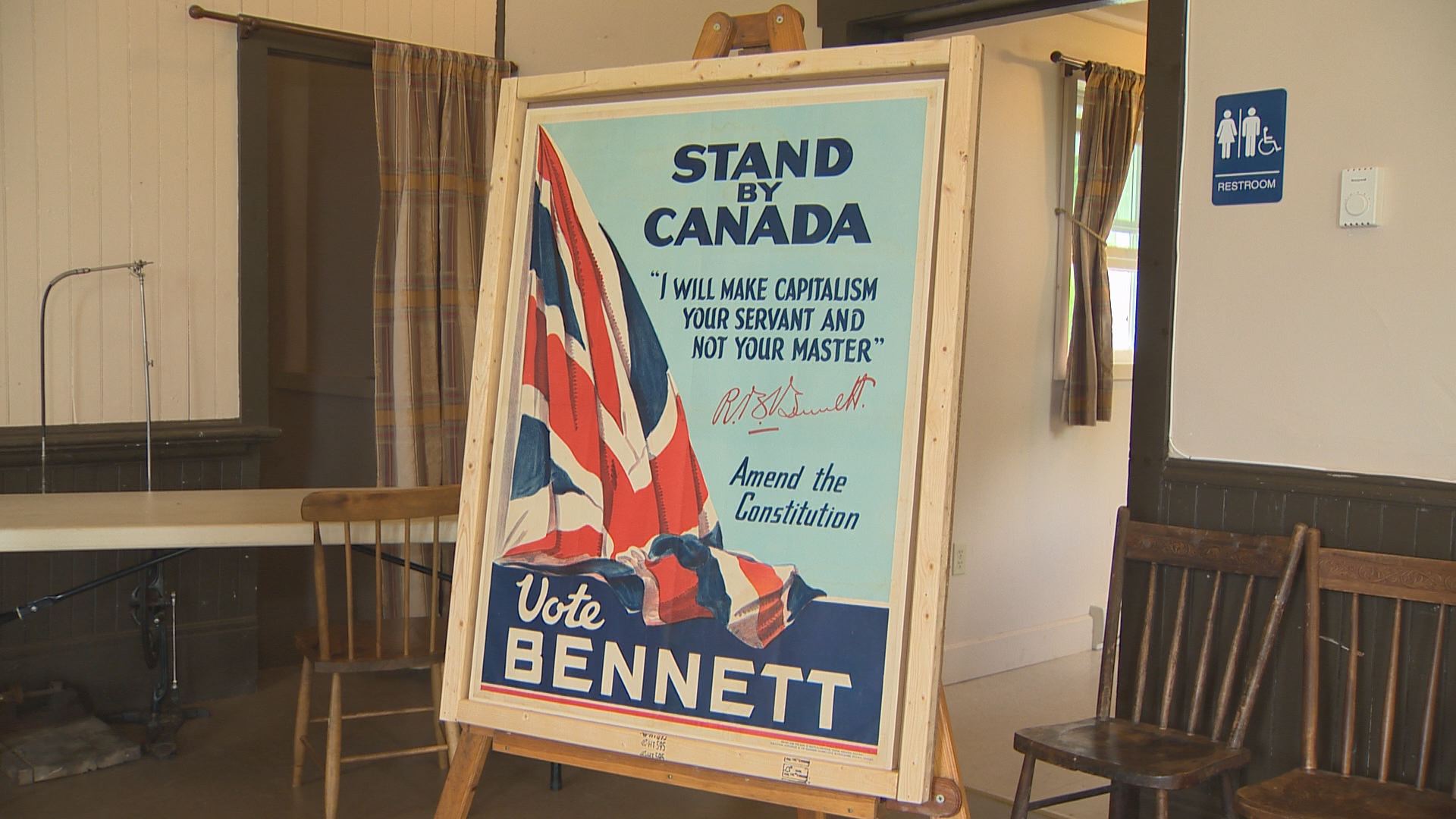 Historic poster of Canada’s only prime minister from New Brunswick ...