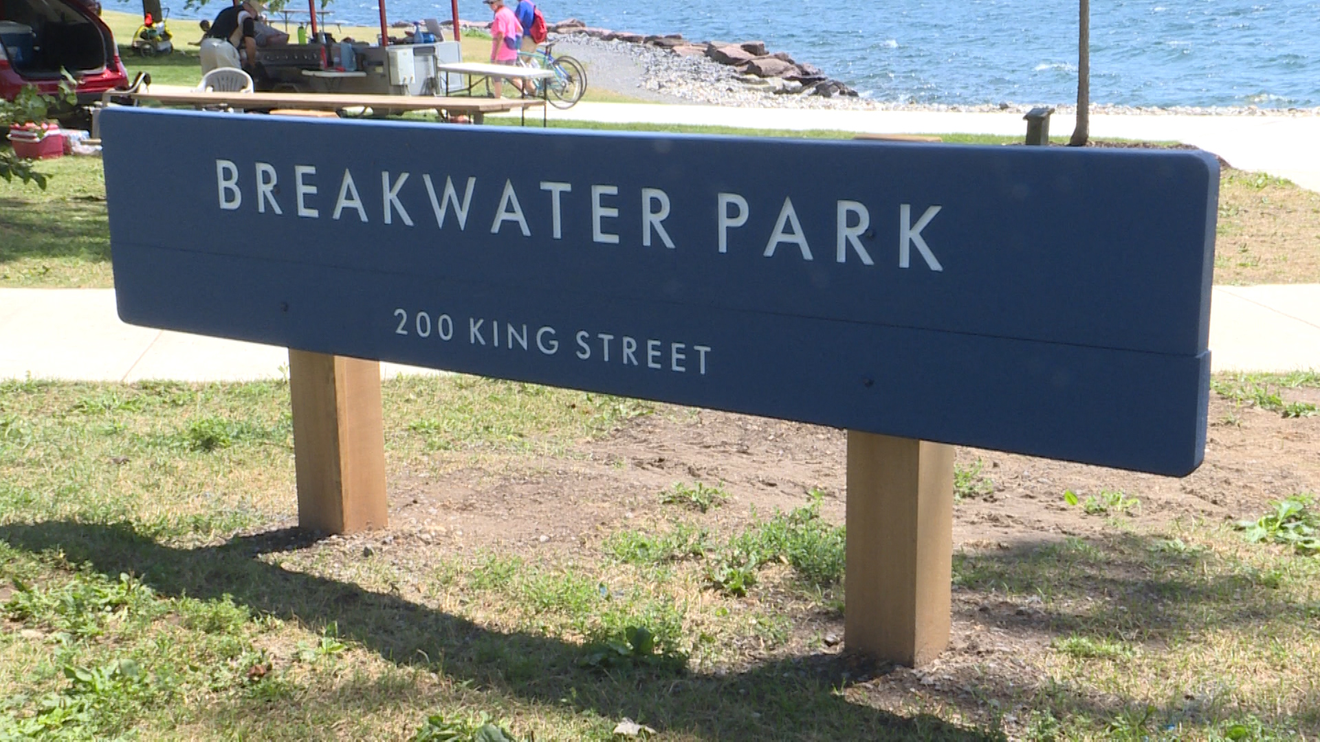 Hundreds show up for official re-opening of Kingston’s Breakwater Park ...