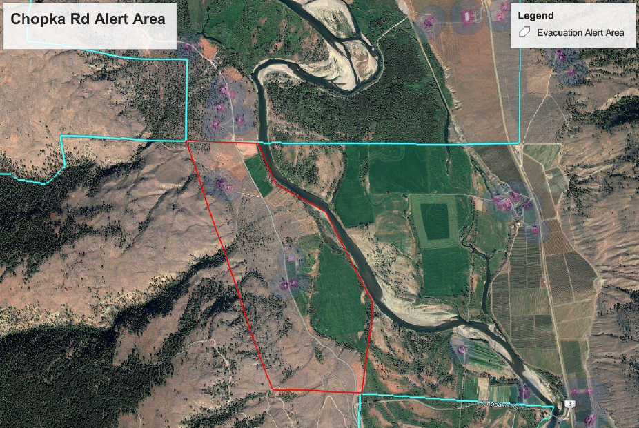 Four Cawston, B.C. properties under evacuation alert due to Snowy ...