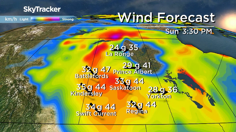 Saskatoon weather outlook: windy weekend, risk of storms ahead ...