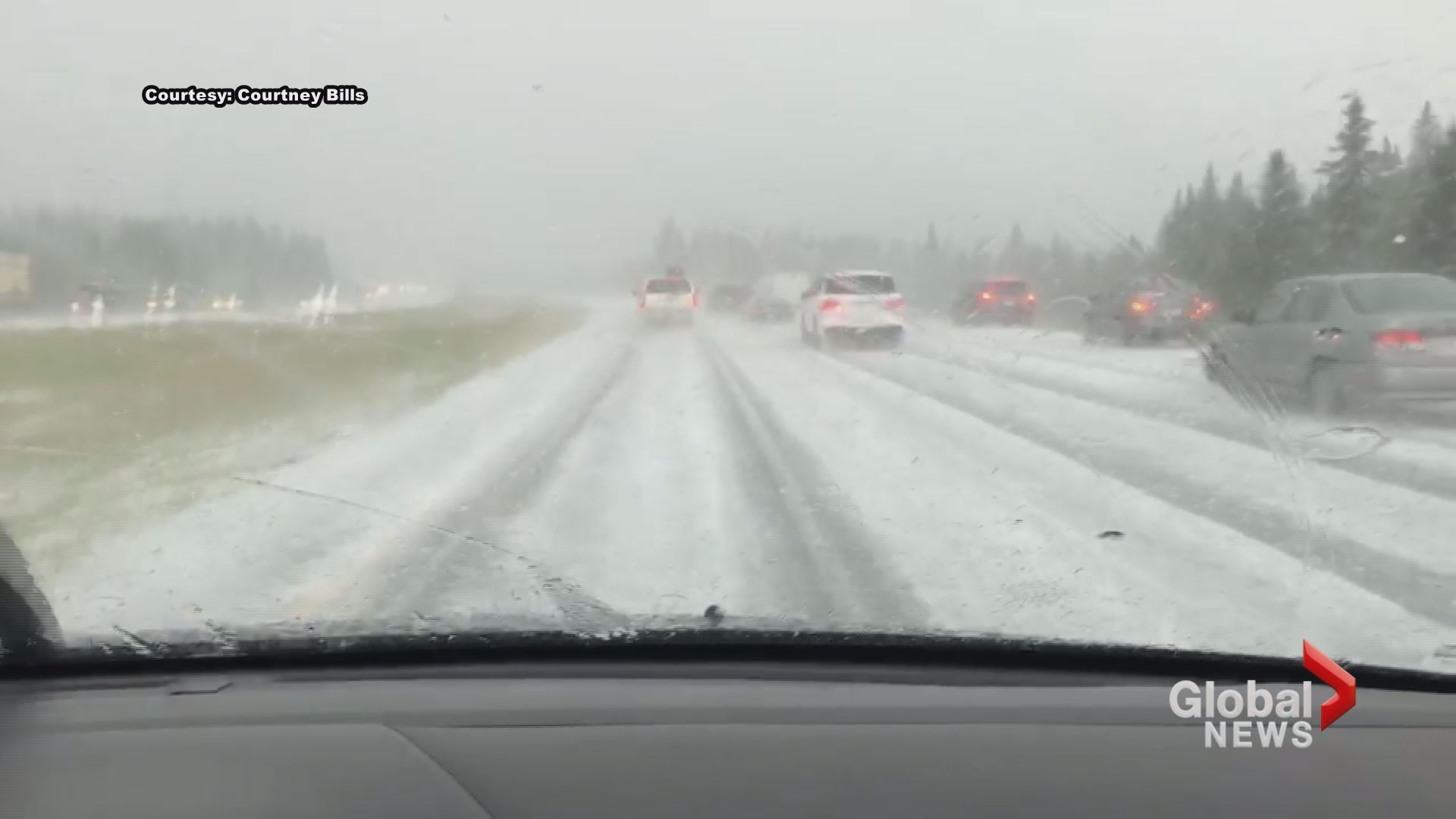 Hail, heavy rain and flooding seen in Calgary and surrounding area as ...