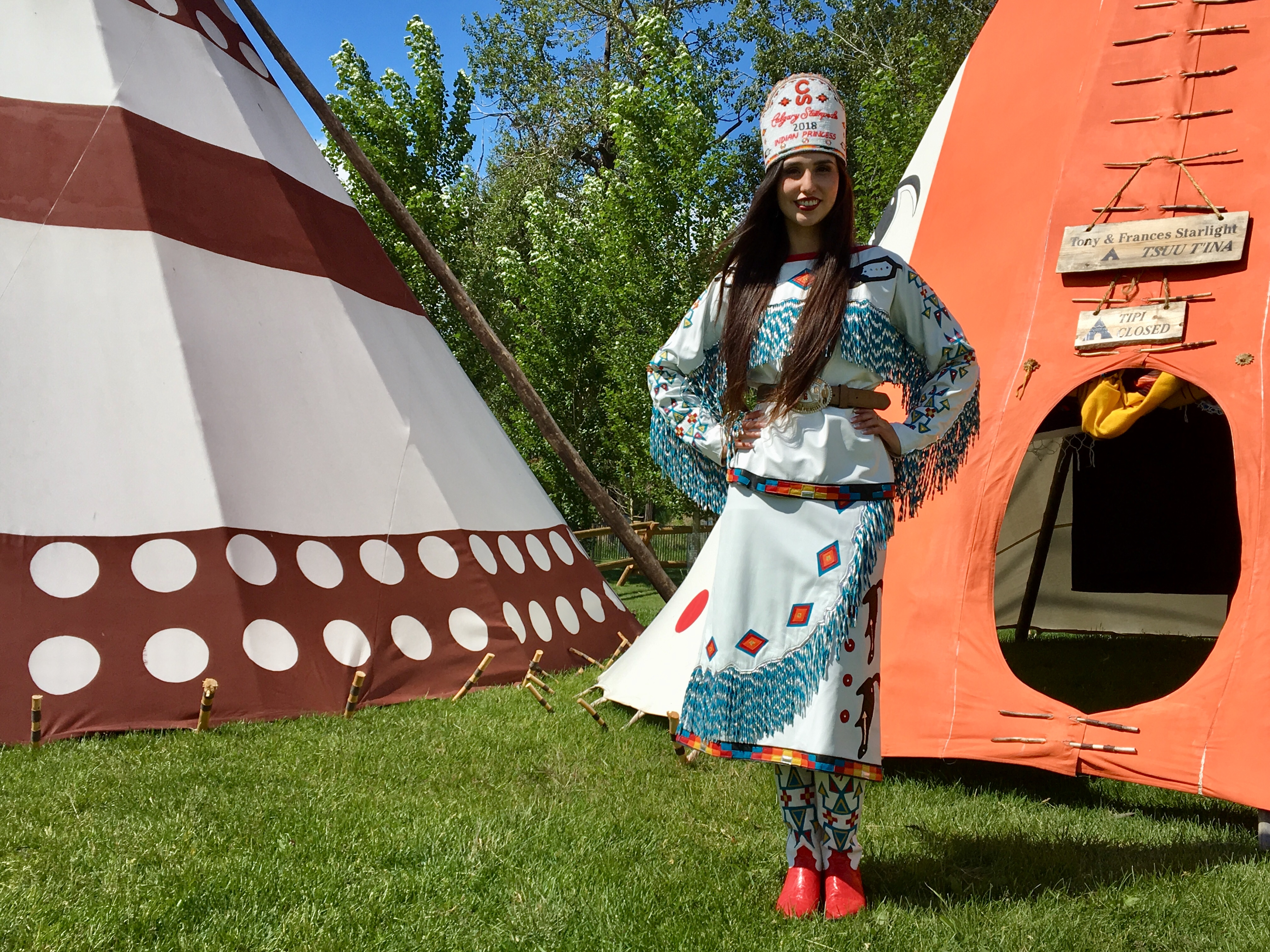 Custom-made parade outfits hold symbolic meaning for Stampede royalty ...