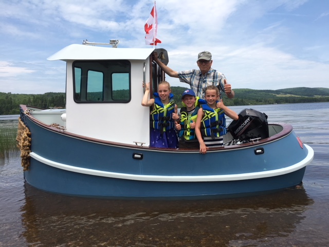 New Brunswick man launches made from scratch miniature tugboat ...