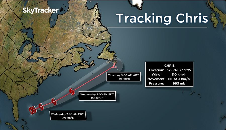 Tropical Storm Chris anticipated to make landfall as post-tropical ...