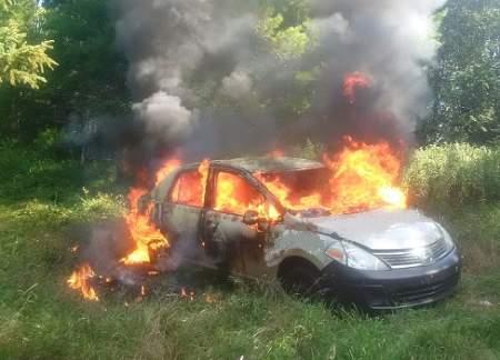 Car fire in wooded area near Elora considered suspicious: police ...