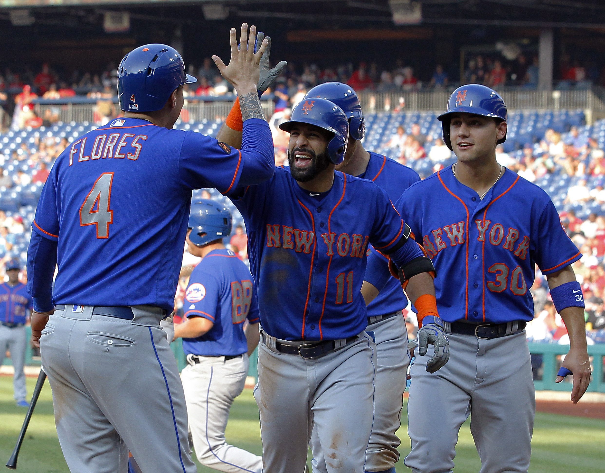 Ex-Blue Jay Bautista sets career-high with 7 RBI, in Mets 24-4 rout of ...