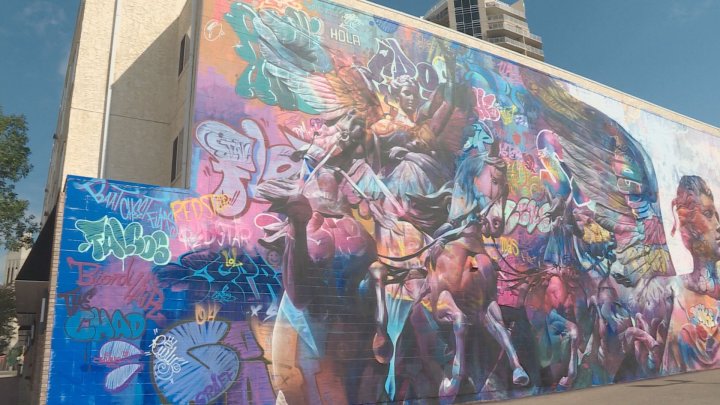 Another stunning mural finished in Edmonton by Spanish street art duo ...