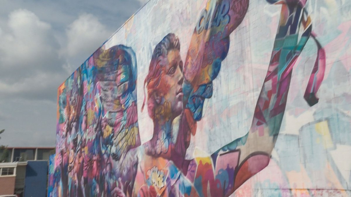 Another stunning mural finished in Edmonton by Spanish street art duo ...