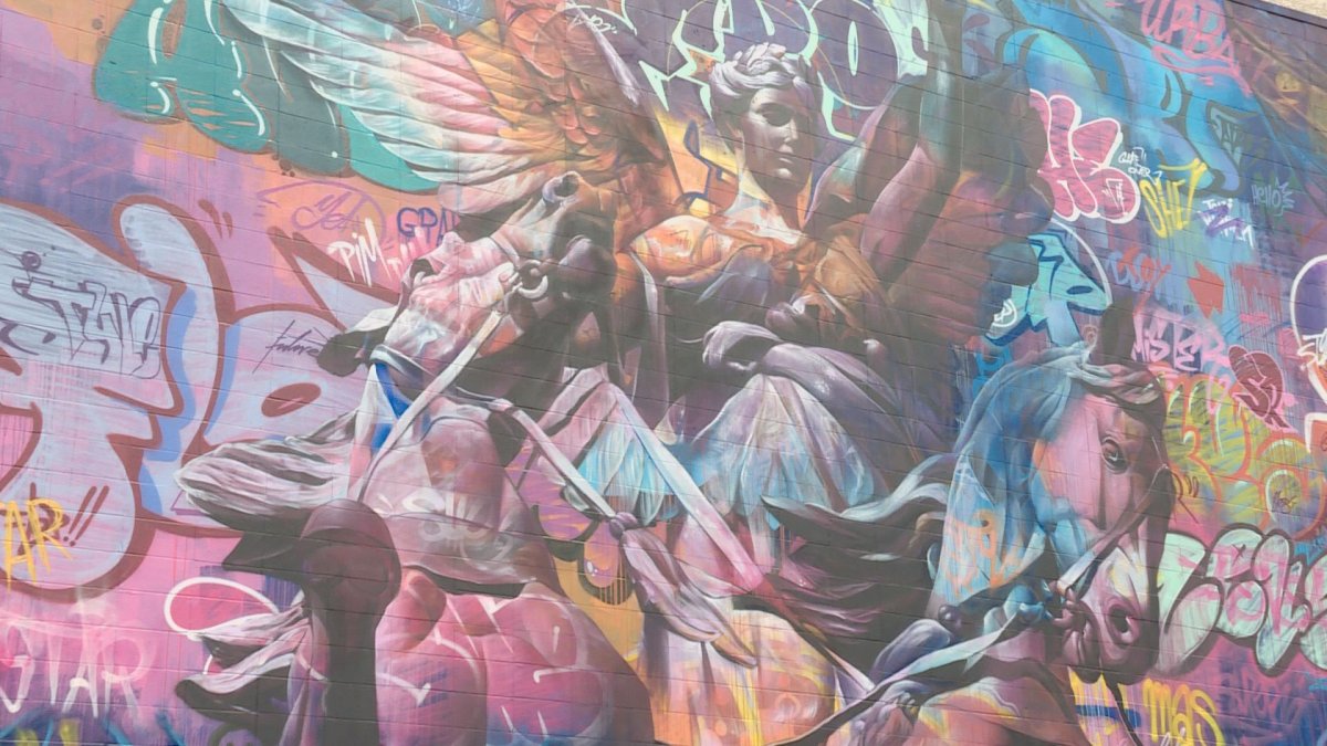 Another stunning mural finished in Edmonton by Spanish street art duo ...