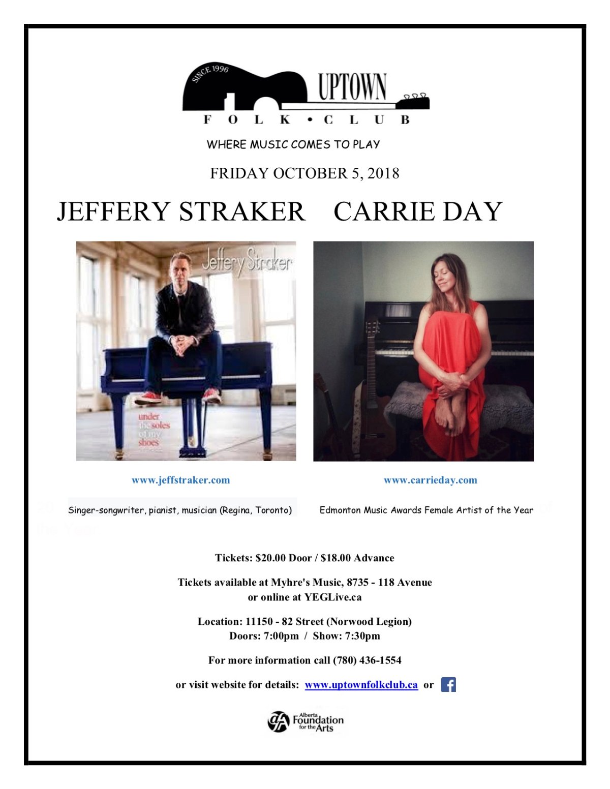 Jeffery Straker and Carrie Day In Concert - GlobalNews Events