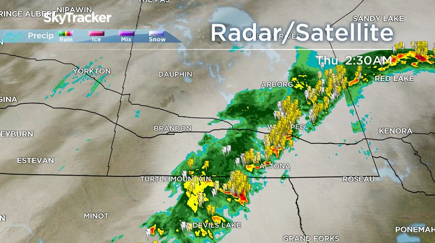 More than a month’s worth of rain falls overnight in Winnipeg ...
