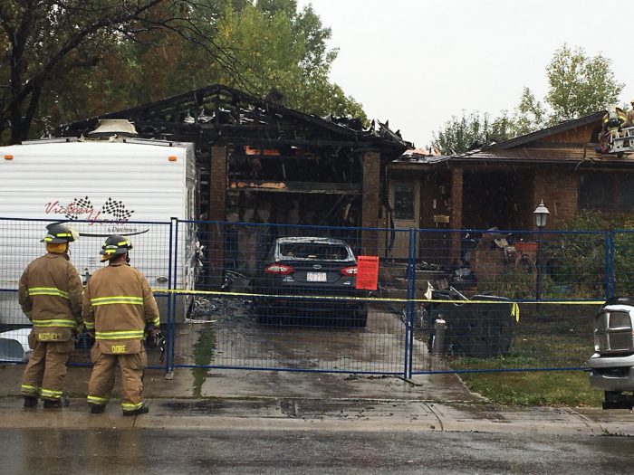 Fire investigators look through charred remains of Lethbridge home ...