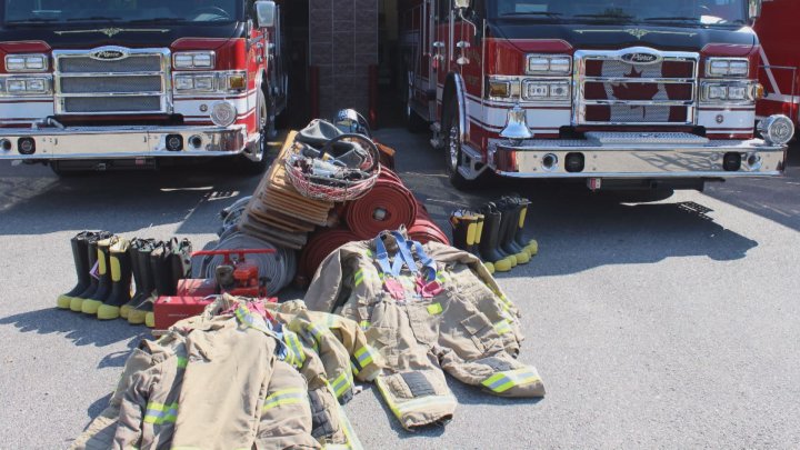 Donated High River fire department gear to help Chilean firefighters ...