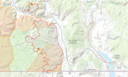 Flames and smoke result of BC Wildfire Service work near Keremeos ...