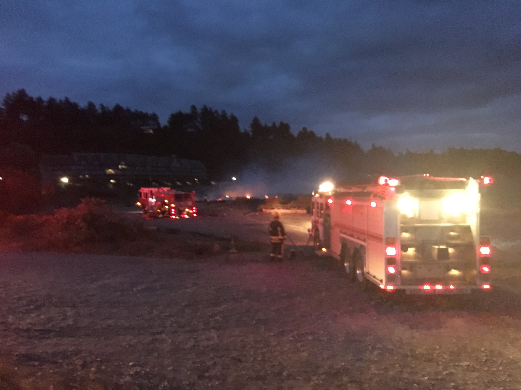 Delta firefighters respond to grass fire near B.C. Ferries terminal ...
