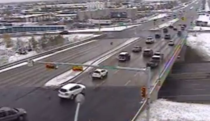 Police ask Edmonton drivers to slow down as snowfall leads to slippery ...