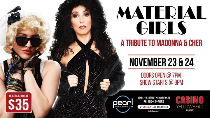Material Girls – Tribute to Madonna and Cher - GlobalNews Events