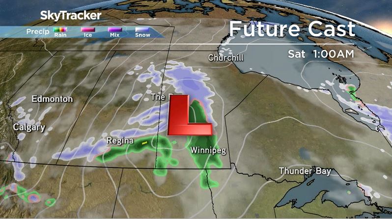 Alberta Clipper bringing rain and snow to southern Manitoba this ...