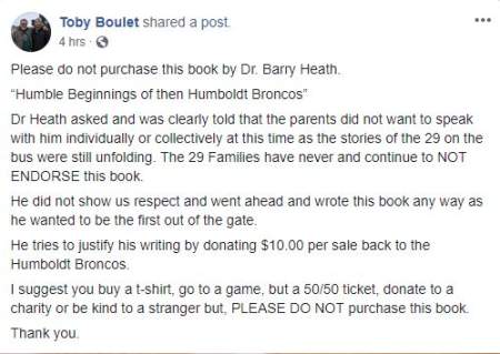 Parents of Humboldt Broncos players involved in bus crash urge people ...