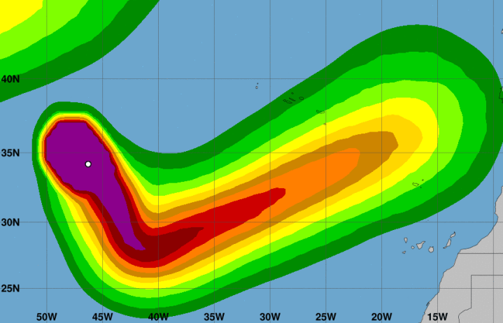 Tropical Storm Leslie to become hurricane as it swirls in the Atlantic ...