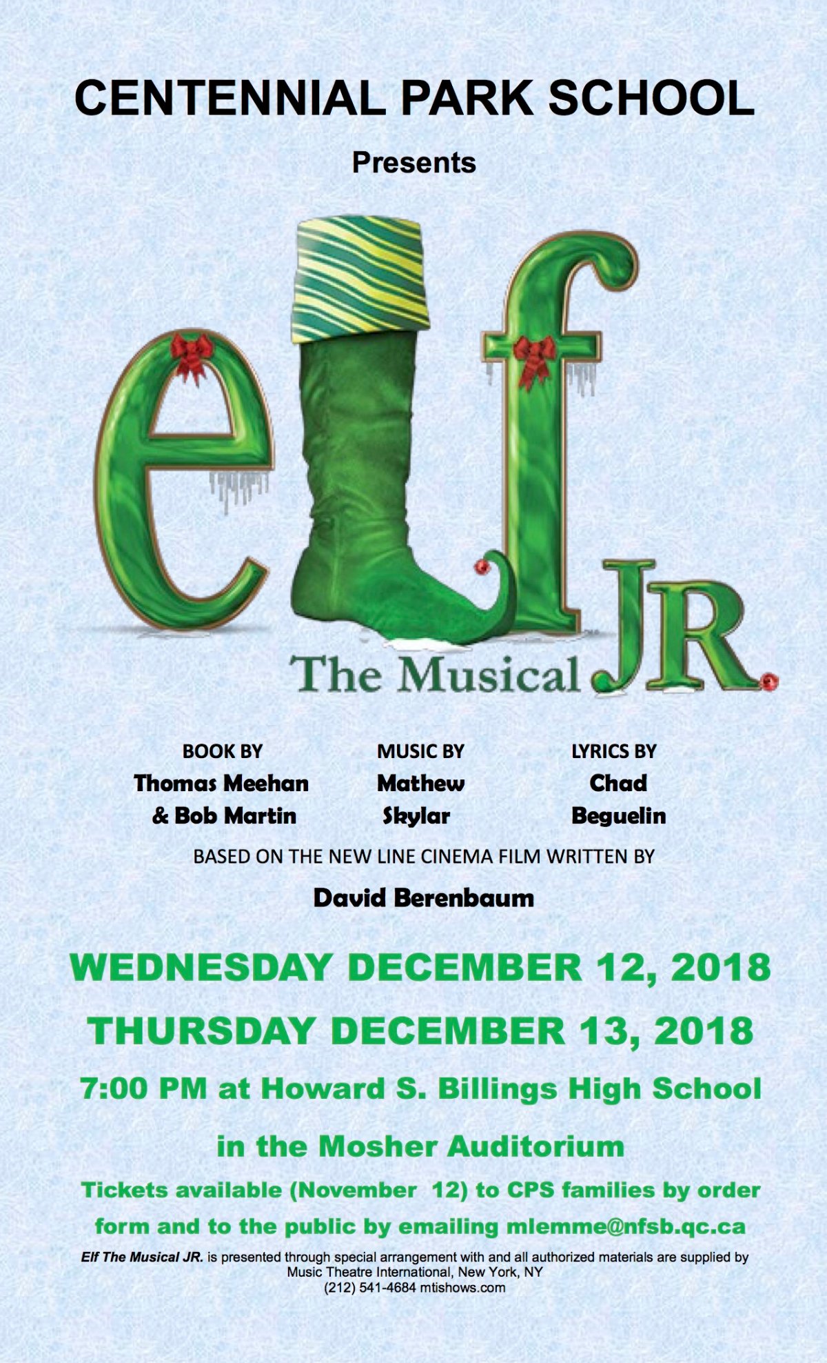 Elf Jr! The Musical - GlobalNews Events