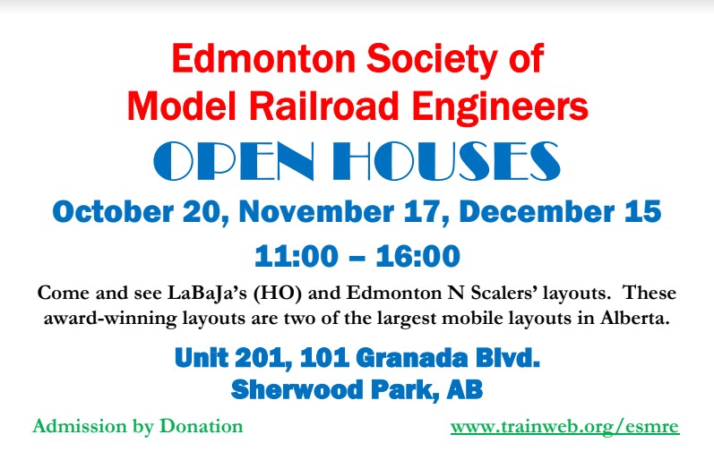 Edmonton Society of Model Railroad Engineers Open House - GlobalNews Events