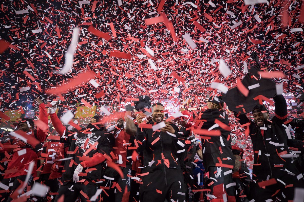 Calgary Stampeders’ victory rally downtown Tuesday | Globalnews.ca