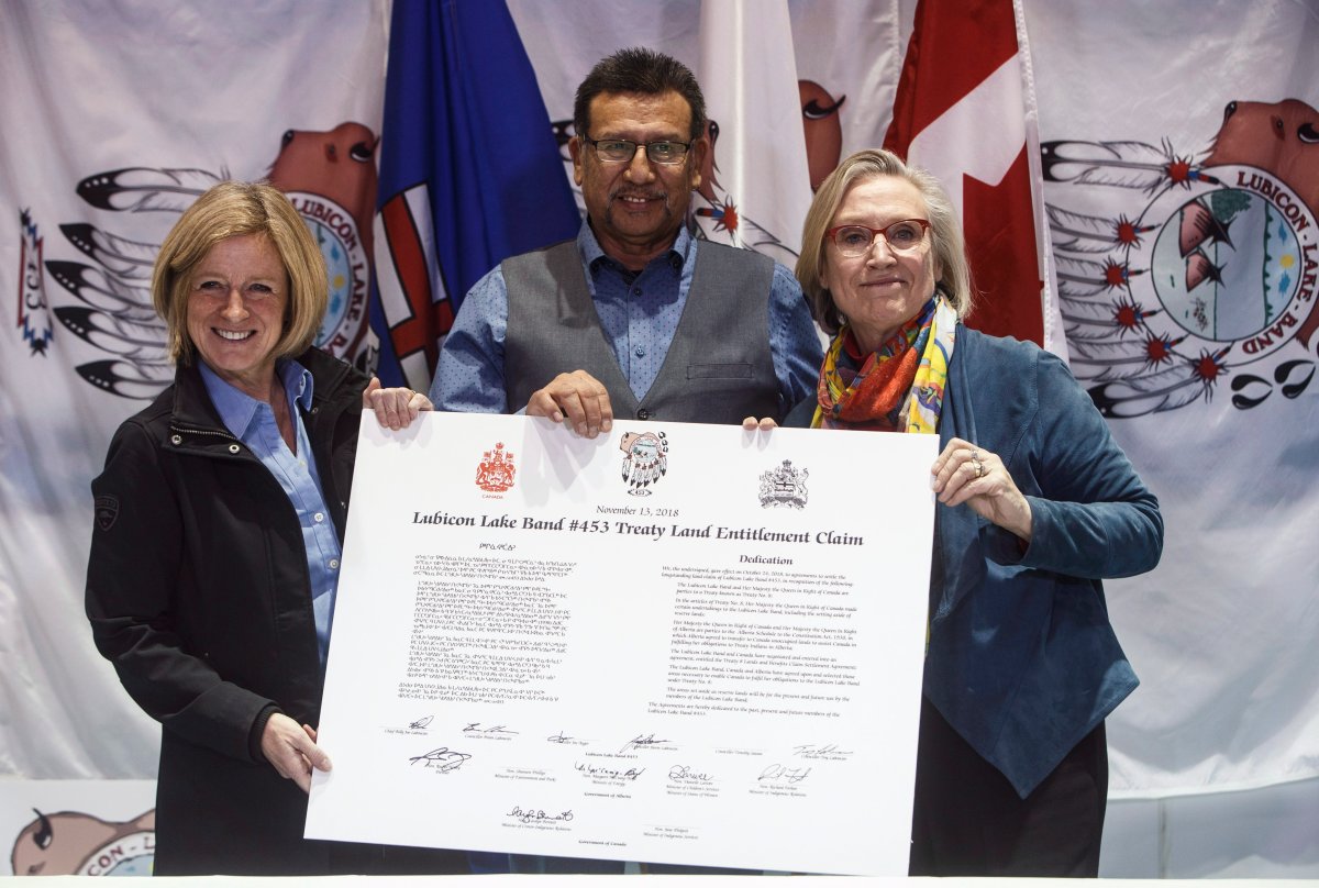 Alberta’s Lubicon Lake First Nation inks land deal with feds, province ...