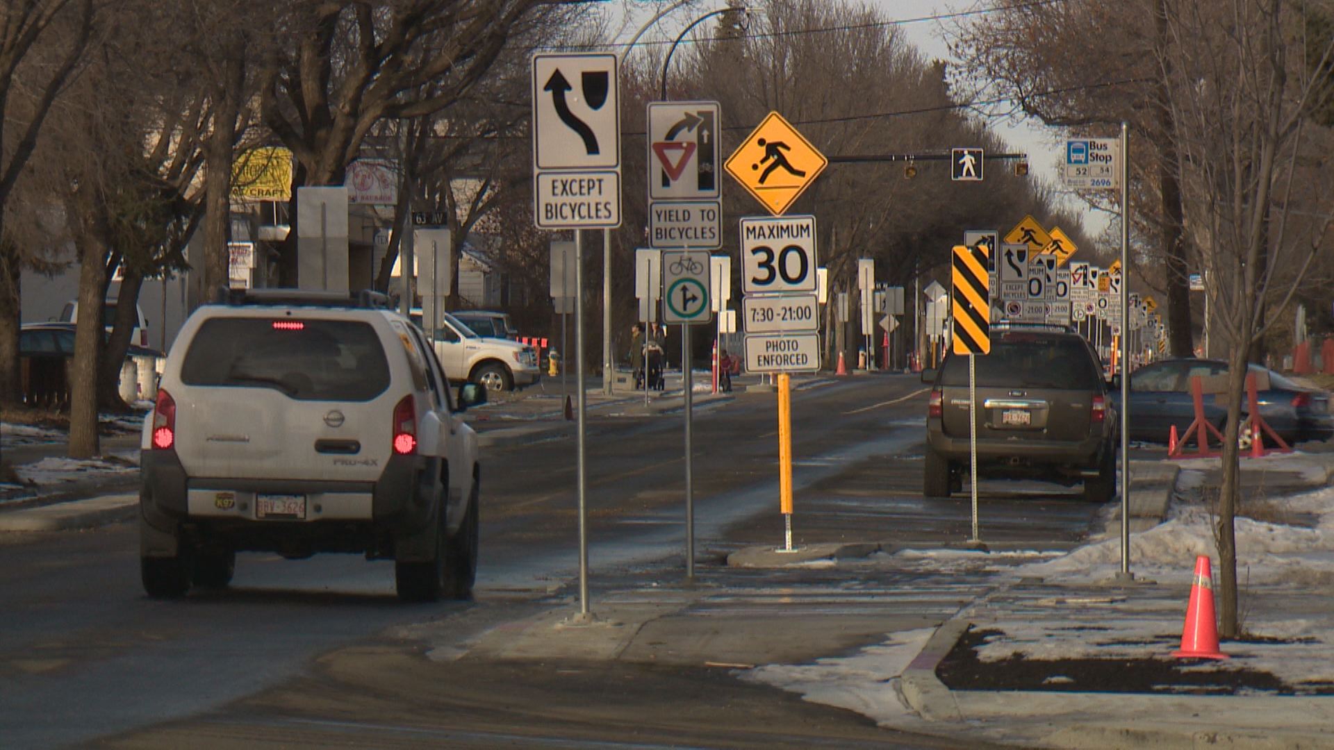 Residents and drivers question massive amount of traffic signs on south ...