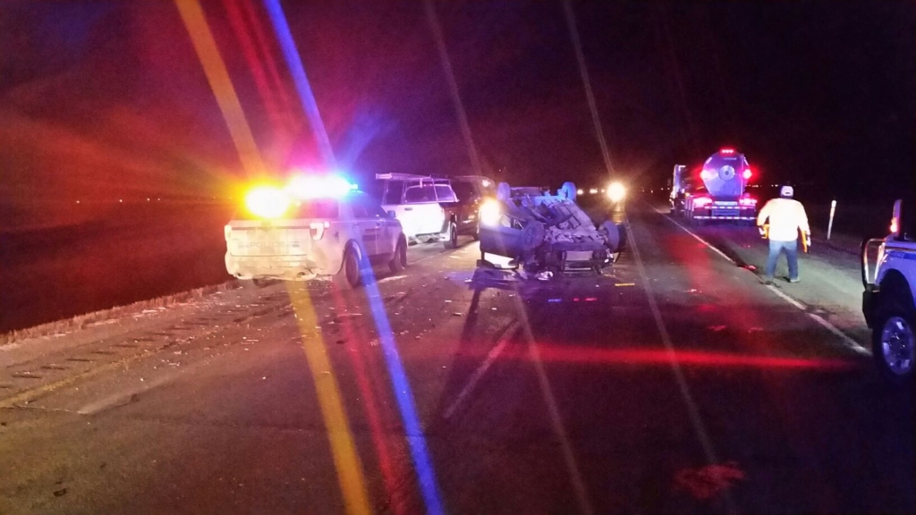 82-year-old driver crashes into RCMP vehicles on Trans-Canada Highway ...