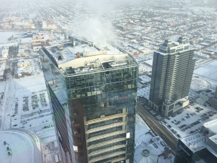 In Photos: Edmonton’s Stantec Tower becomes title-worthy tall with final touches - Edmonton ...
