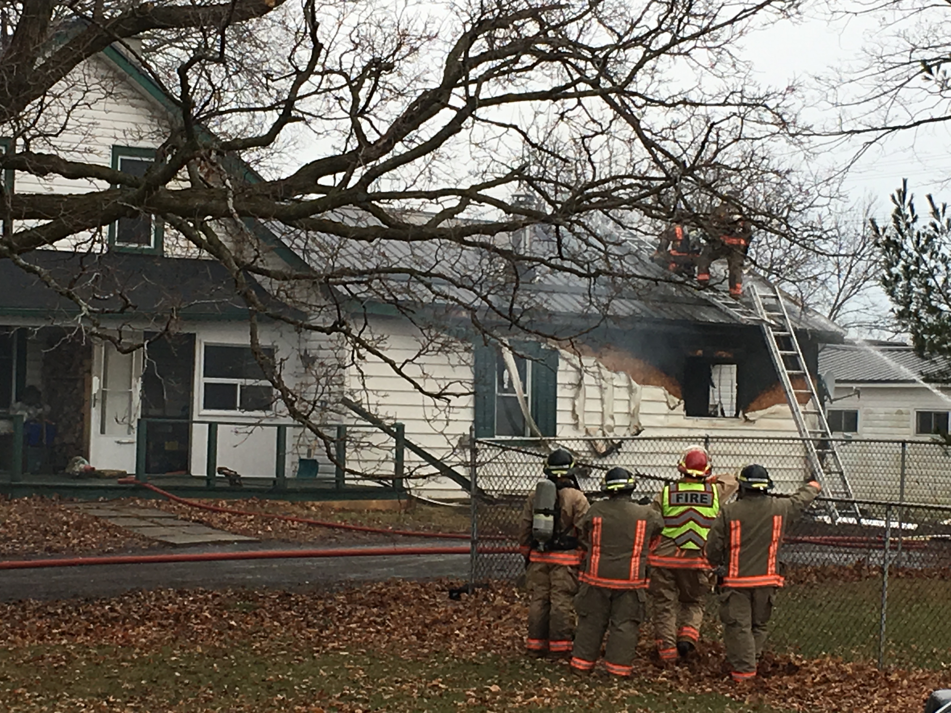 House fire destroys back section of Belleville home - Kingston ...