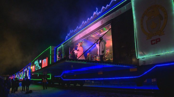 CP Holiday Train rolls into Calgary in support of local food banks ...