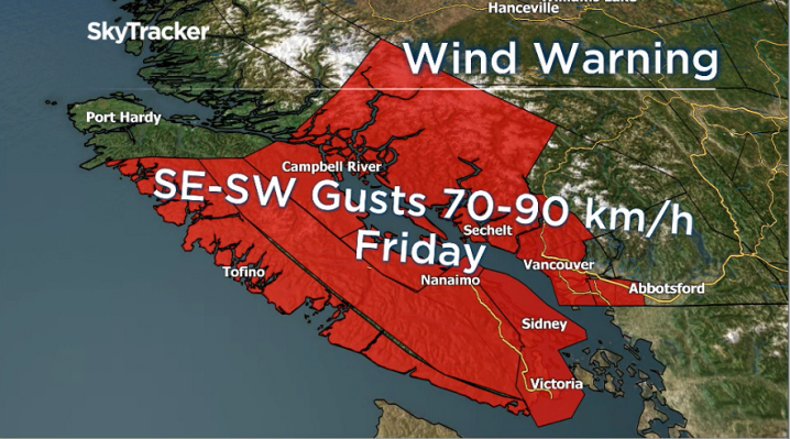 Powerful storm to hit Vancouver, almost exactly 12 years after winds ...