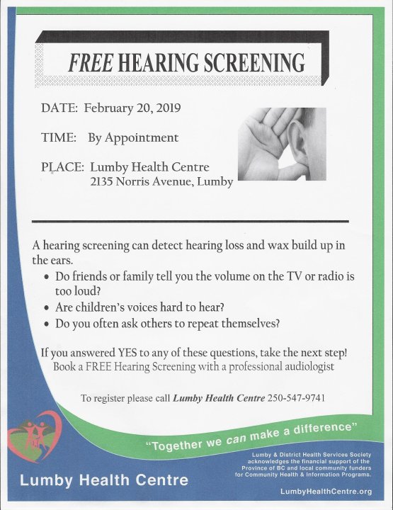 Free Hearing Screening - GlobalNews Events