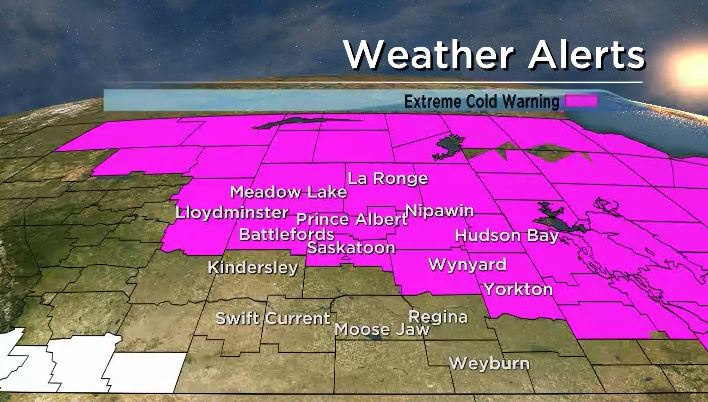 Extreme cold warning ended for Saskatchewan | Globalnews.ca