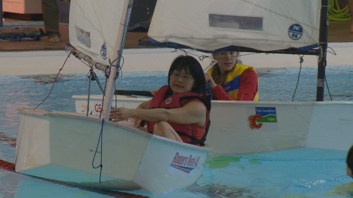 Calgary sailing club gets early start to season with first-ever indoor ...