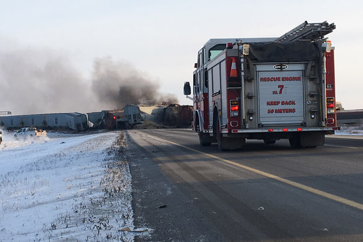 CN train derails north of Saskatoon - Saskatoon | Globalnews.ca