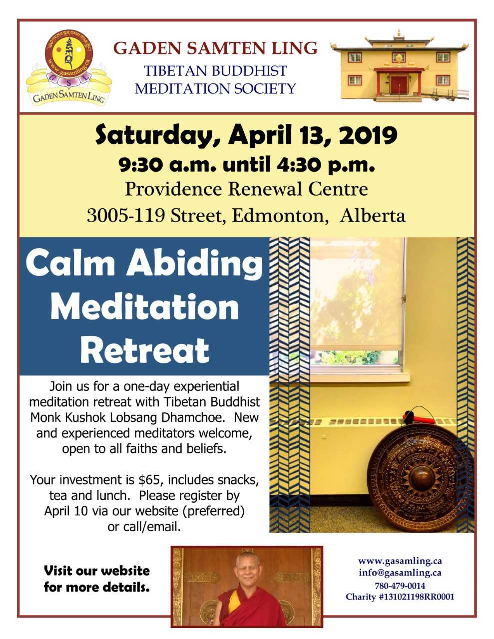 CALM ABIDING MEDITATION RETREAT - GlobalNews Events