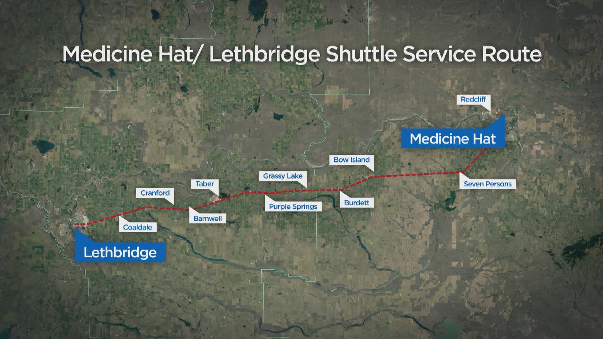 Medicine Hat-to-Lethbridge shuttle service aims to hit the road in ...