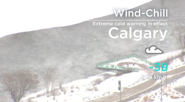 Extreme cold warning continues for most of Alberta; warning ended for ...
