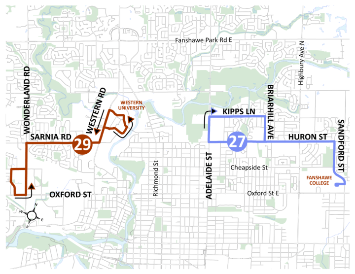 London’s Old North route changes to include connection between Fanshawe ...