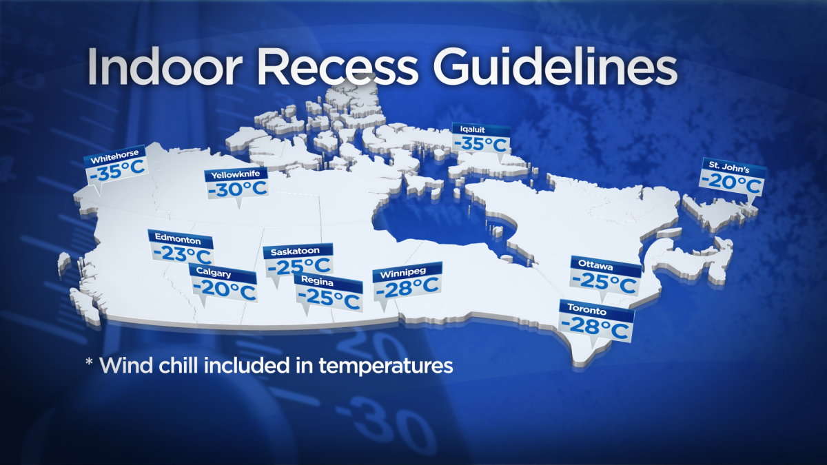 How cold is too cold for outdoor recess? Guidelines vary across Canada ...