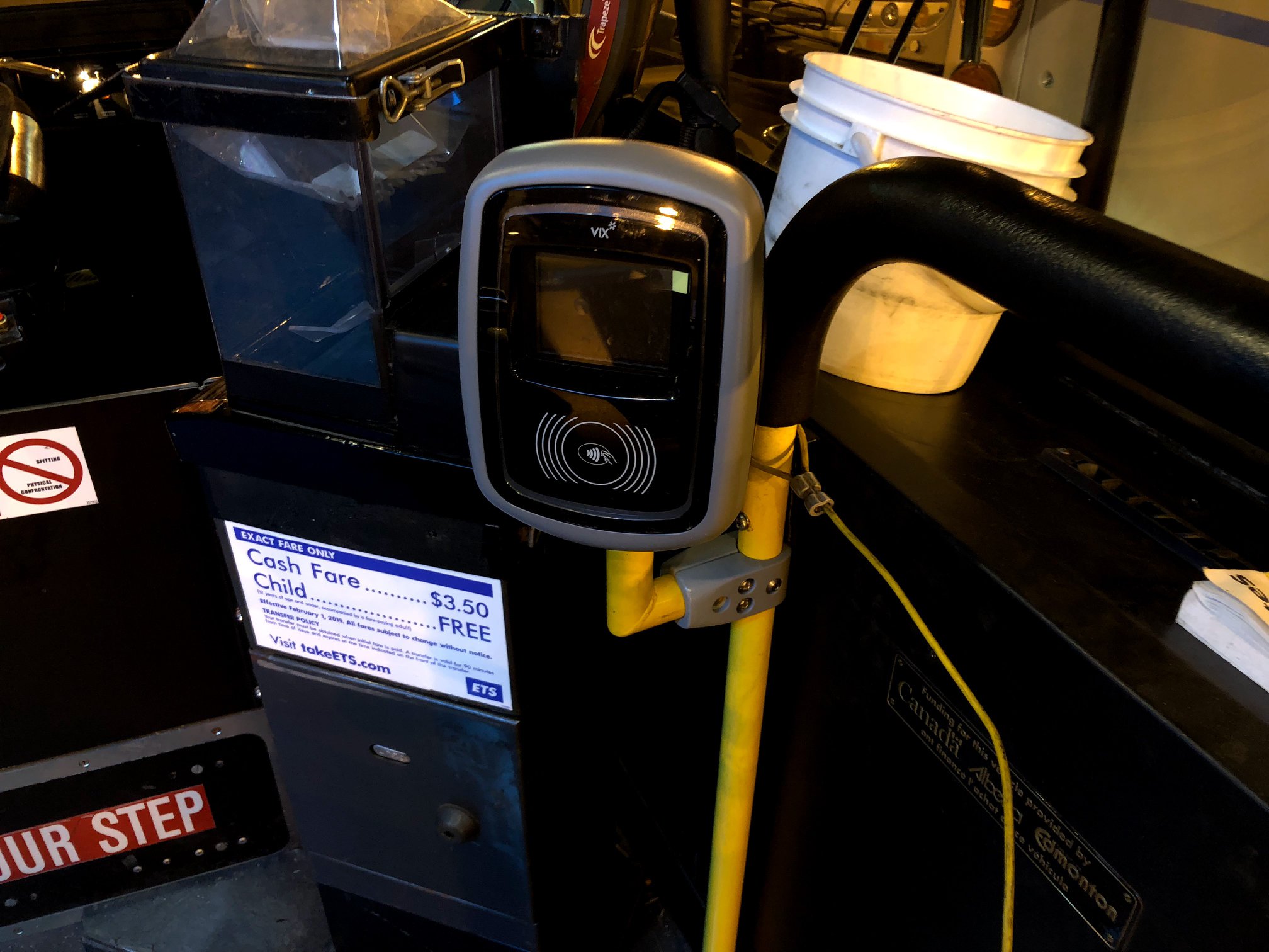 Edmonton Transit installs ‘tap-on tap-off’ fare validators on 5 buses ...