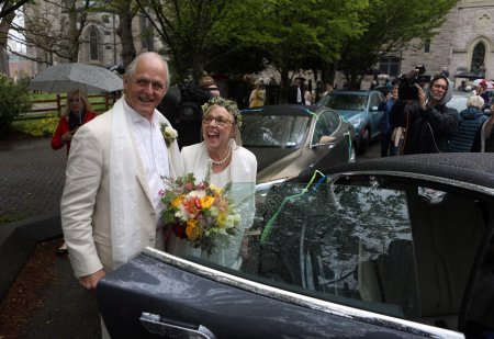 Green Party Leader Elizabeth May celebrates wedding, Jody Wilson ...